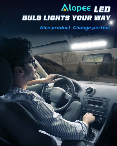 20 Pack 1445 Led Bulb White 1820 Bulb DC 12V for BA9S 1815 1816 1893 ...