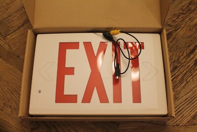 Astralite Exit Sign With Video Camera for CCTV Single Color Camera | eBay