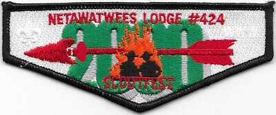 2000 Netawatwees Lodge 424 Scoutfest Flap Muskingum Valley Council Boy ...