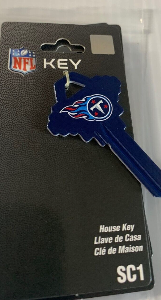 5 NFL Officially Licensed Football TENNESEE TITANS House key Blanks SC1 ...