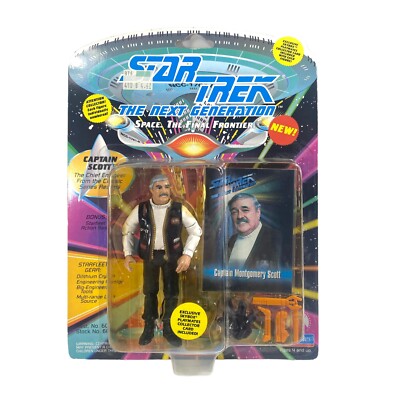 Playmates 1993 Star Trek TNG Action Figure CAPTAIN SCOTT (Scotty) 6029 ...