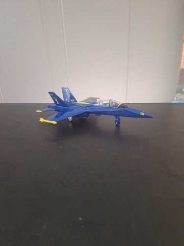 Blue Angel US Navy Plane Airplane Model Toy 328 Die Cast Metal Pullback ...