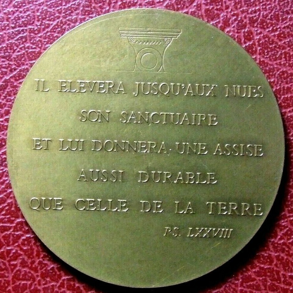 Medaglia Christian ABBAYE DU THORONET Di F.BRIGAUD | eBay