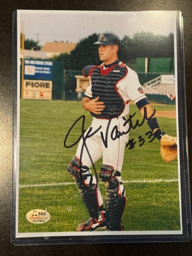 Jason Varitek Paw Sox Autographed Picture SGC Authenticated | eBay
