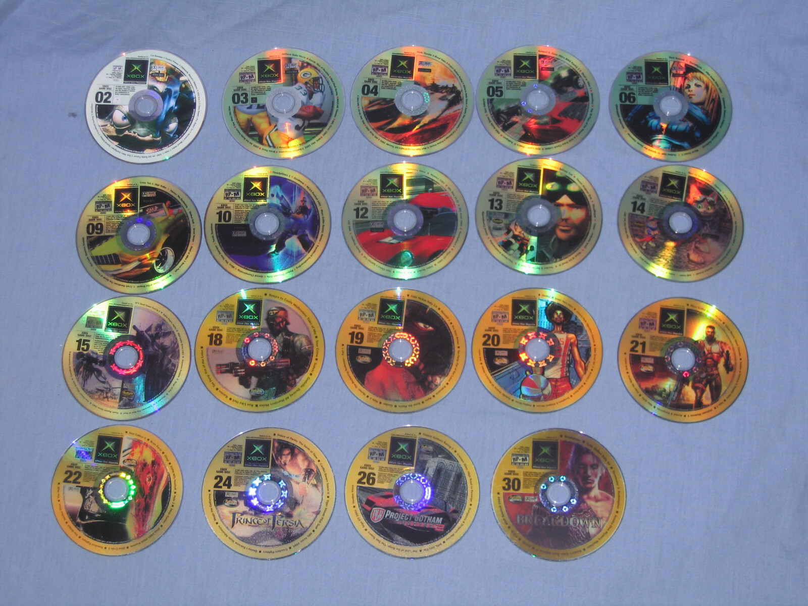 Official Xbox Magazine (OXM) Demo Game Discs -- Lot of 19!! | eBay