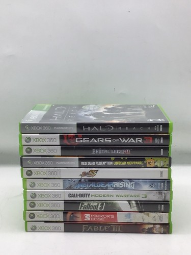 Microsoft Xbox 360 (Lot of 10) Games - Street Fighter, Fallout 3 ...