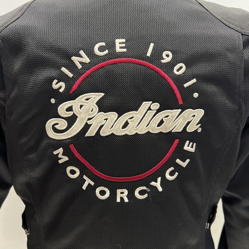 New - Indian Motorcycle Men's Milestone Mesh Jacket, Black, Size - XL ...