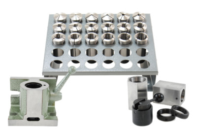 25 PC 1/16" ~ 1-1/8".0006" 5C Collet Set + Block + Fixture + Rack R[ | eBay