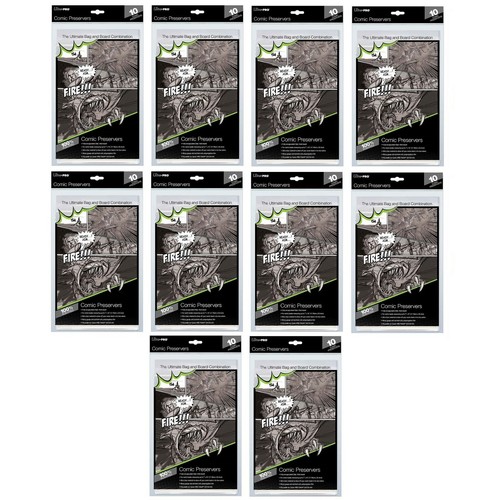 100 Ultra PRO Current Comic Book Preserver Bags Protector Resealable ...