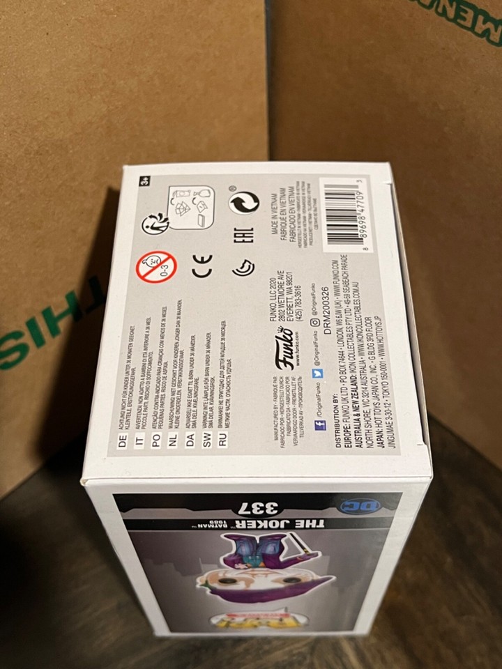 Funko POP 337 DC Super Heroes 1989 Batman The Joker Chase Figure Jack ...