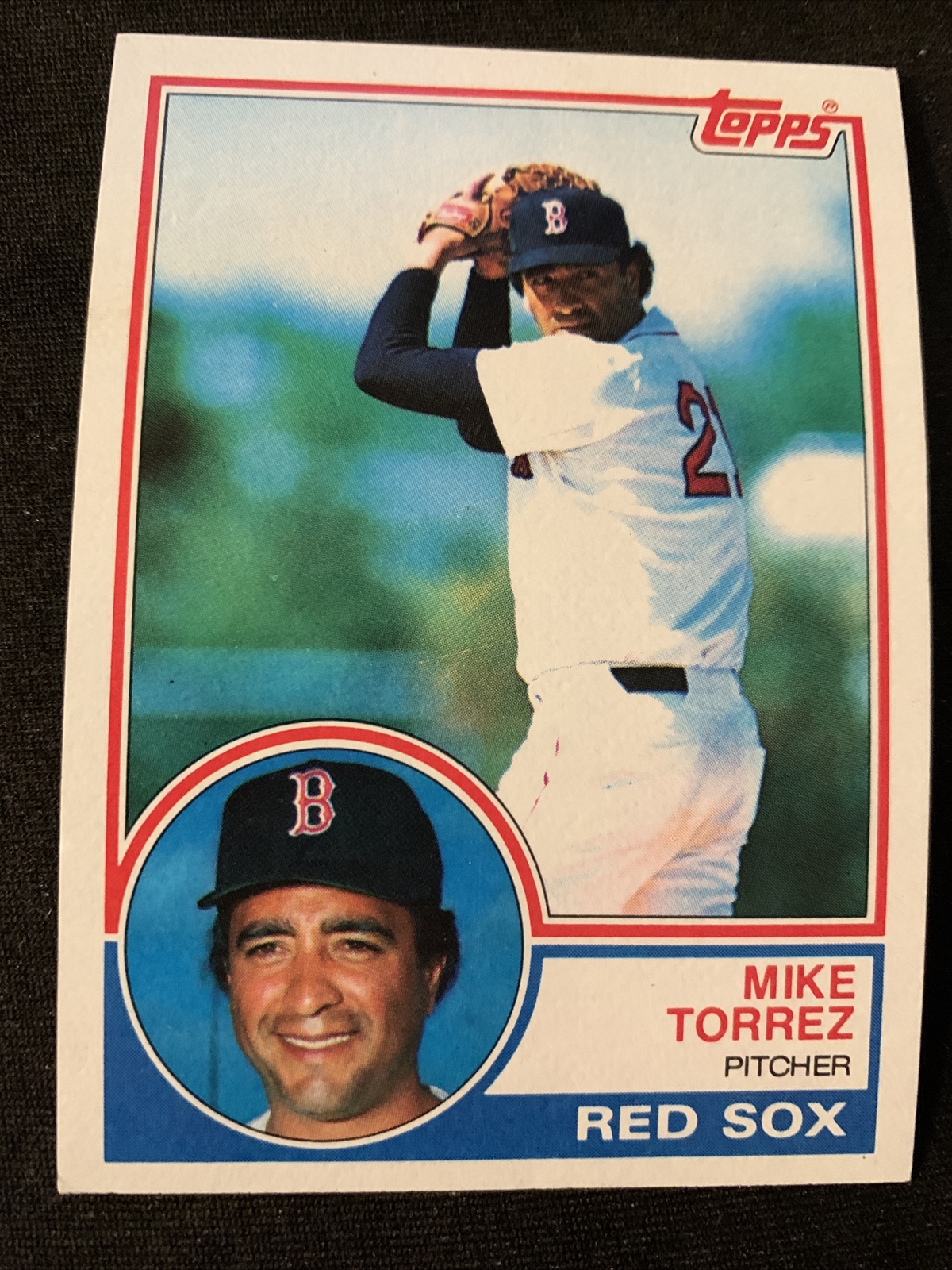 1983 Topps Baseball Card #743 Mike Torrez Boston Red Sox Nm+ Free ...