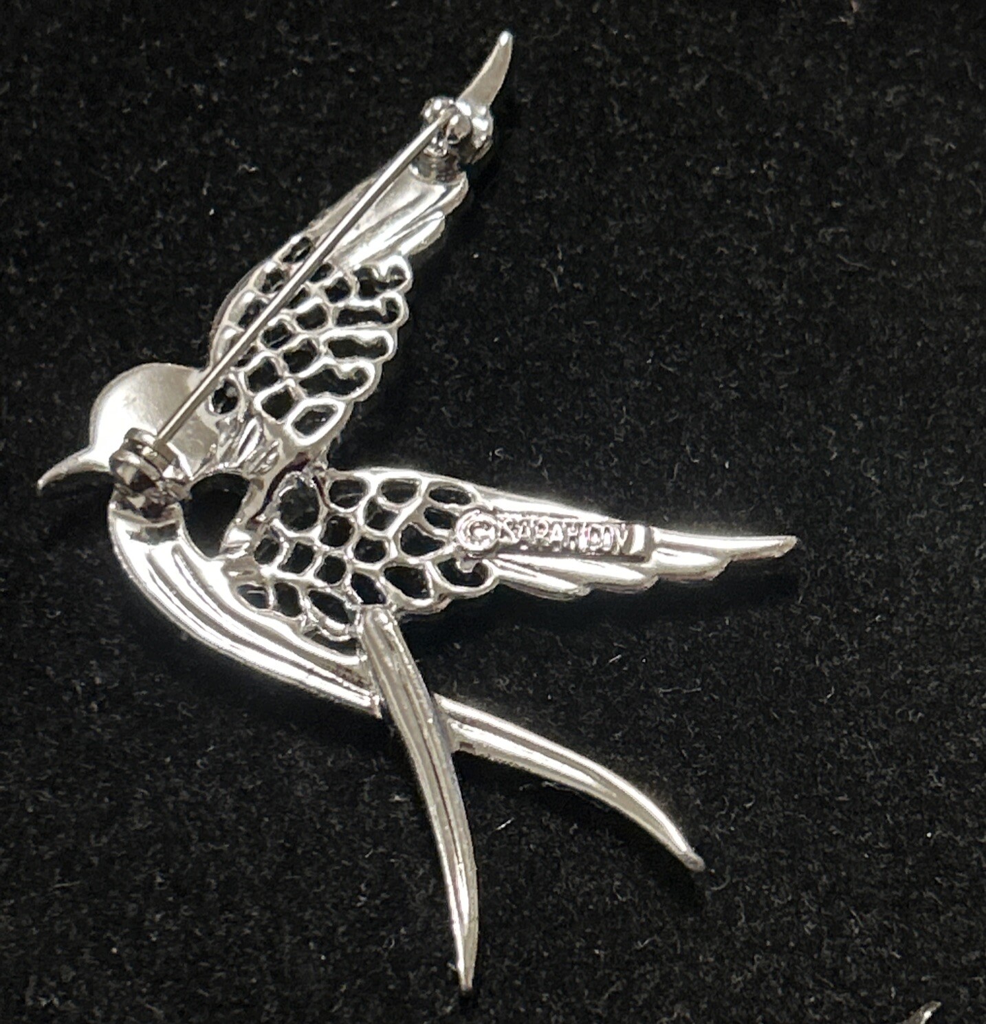 Wonderful Vintage Sarah Conventry Silver Tone Bird Br… - Gem