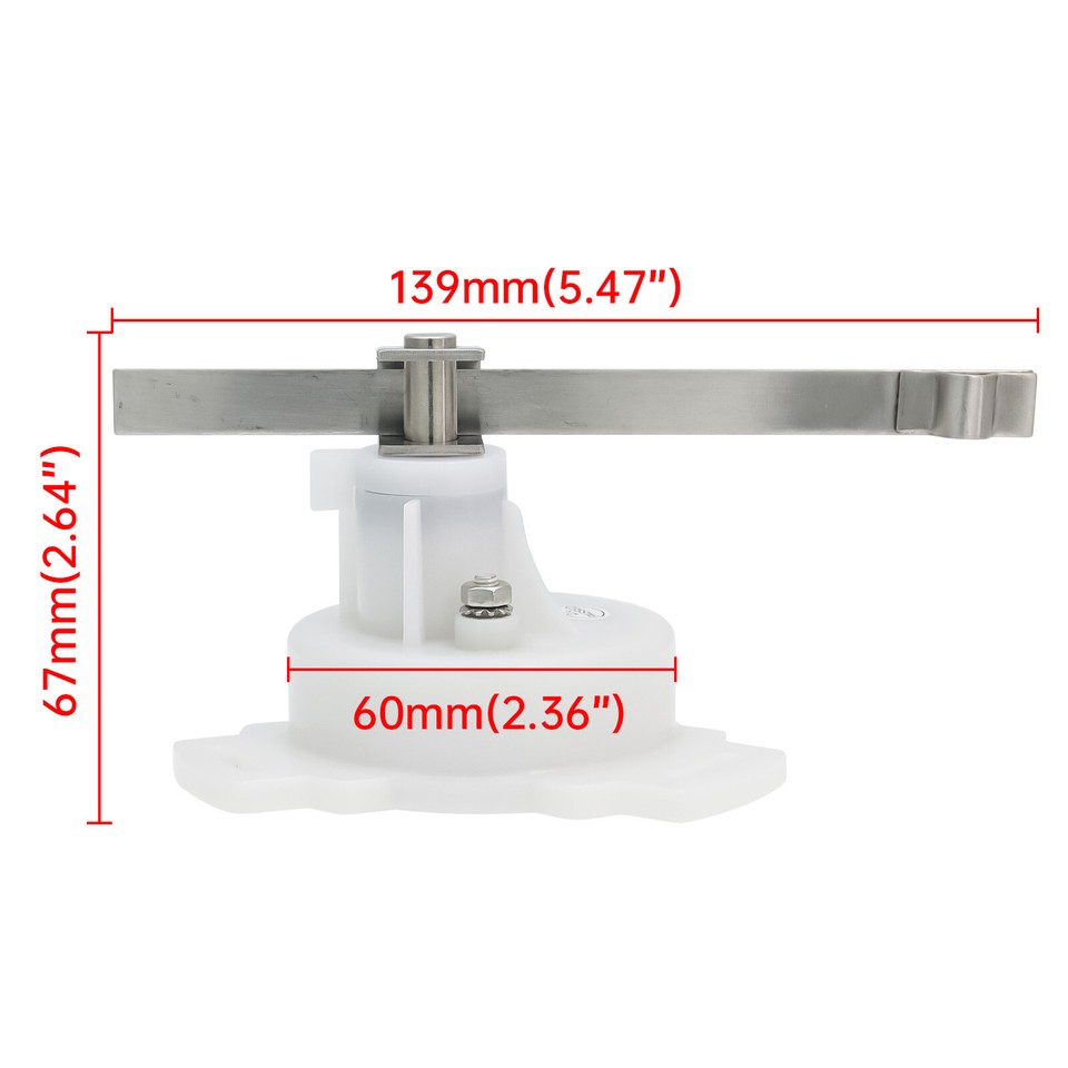 52mm Marine Boat Trim Gauge 0-190ohms Balance Meter 7 Colors With ...