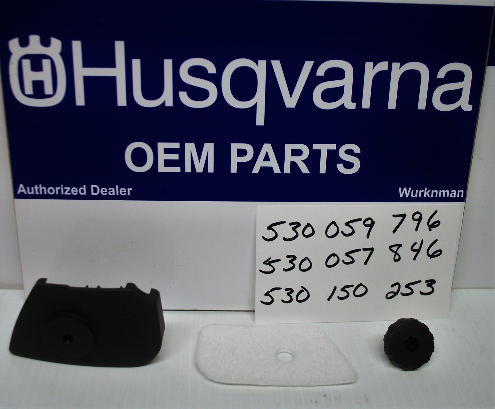AFK3 Genuine OEM Husqvarna Cover Air filter Knob 530059796 530057846 ...