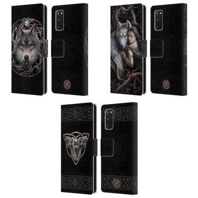 OFFICIAL ANNE STOKES WOLVES 2 LEATHER BOOK WALLET CASE FOR SAMSUNG ...