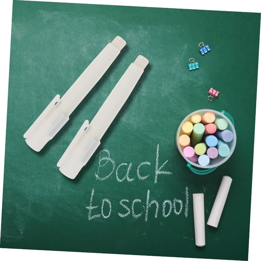 2 Pieces Chalkboard Chalk Holder Adjustable Chalk Clips Easy to Use ...