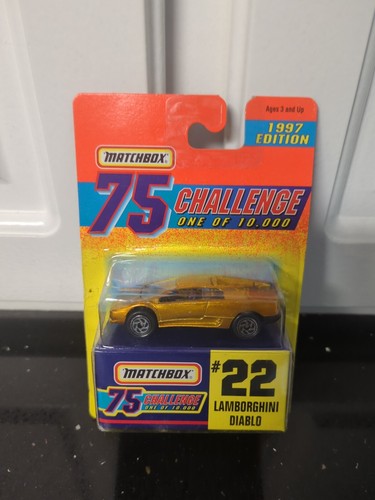 LAMBORGHINI DIABLO #22 1997 MATCHBOX 75 CHALLENGE 1:64 DIE-CAST | eBay