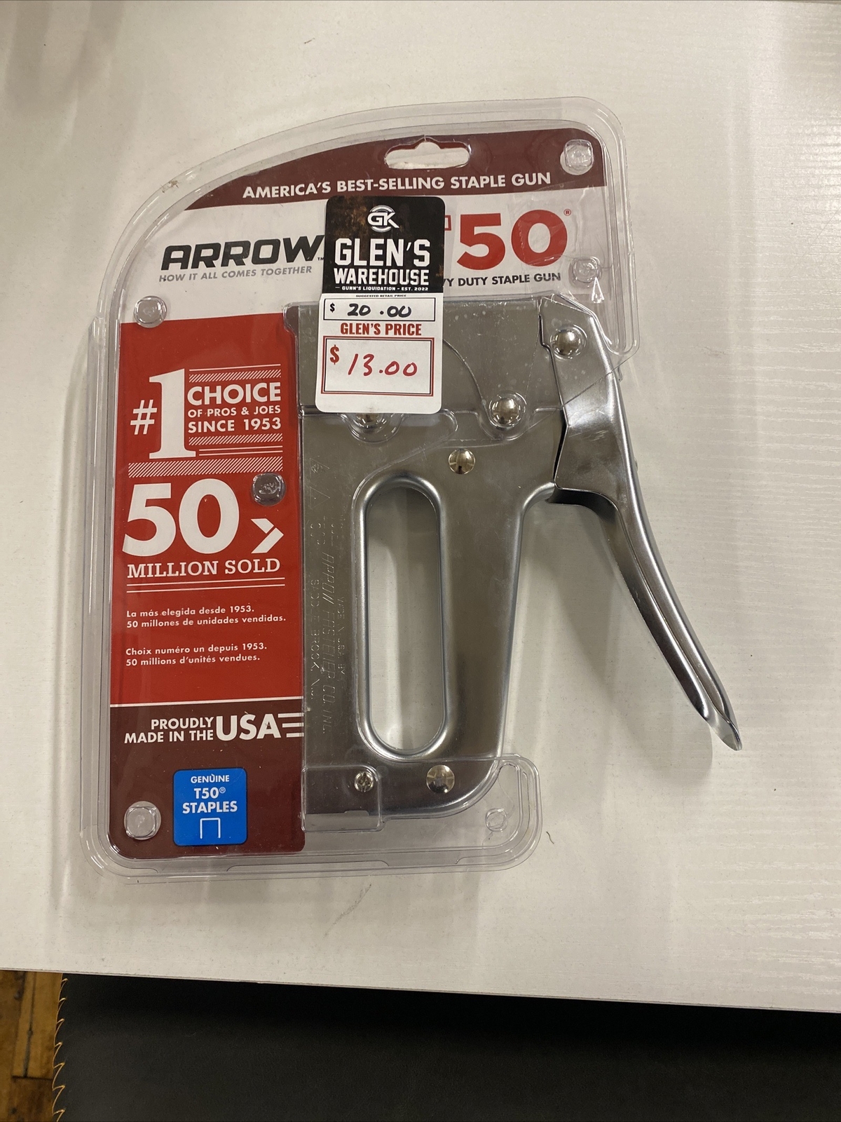 Arrow T50 Pro Heavy Duty Staple Gun for sale online | eBay