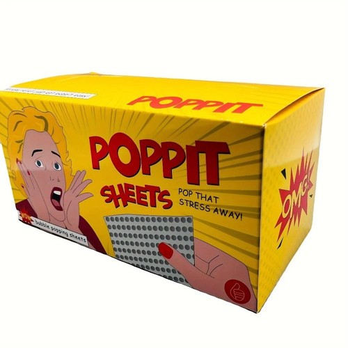 Transparent Bubble Pumping Paper Poppit Stress Sheets Children Toys ...