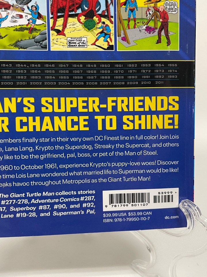 Superman Family DC Finest Collection The Giant Turtle Man TPB Paperback ...