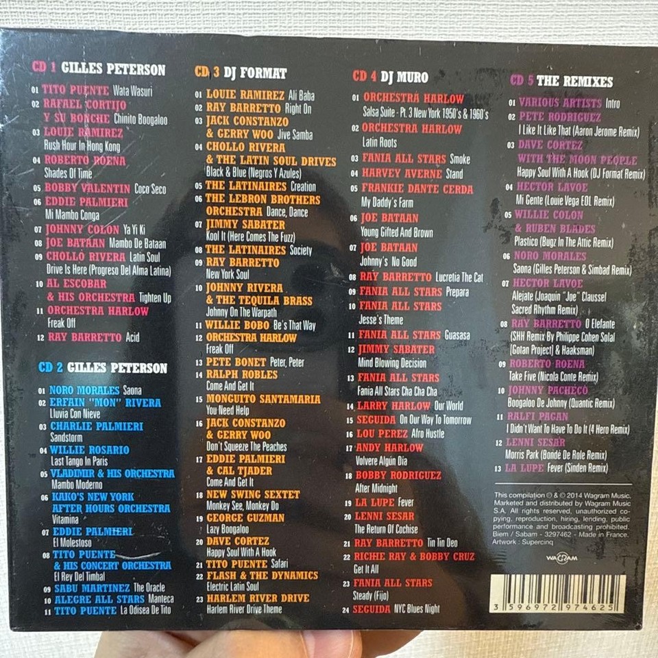 Fania DJ Series 5CD Set Gilles Peterson Muro Jazz Funk Salsa Soul Mint ...