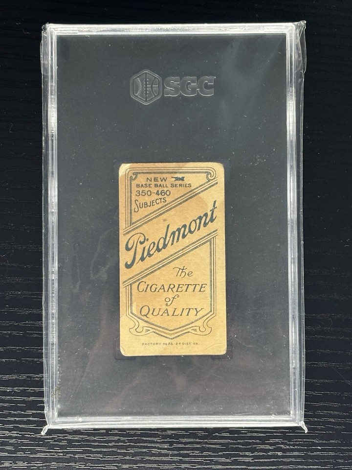 1911 Piedmont Cigarettes T206 Russell Ford Black Cap SGC 2 | eBay