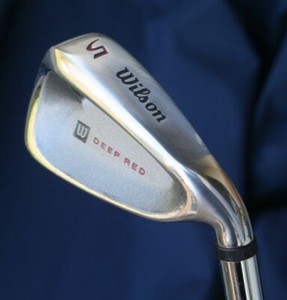 Wilson Deep Red 5 Iron Original Steel Fat Shaft Stiff Flex | eBay