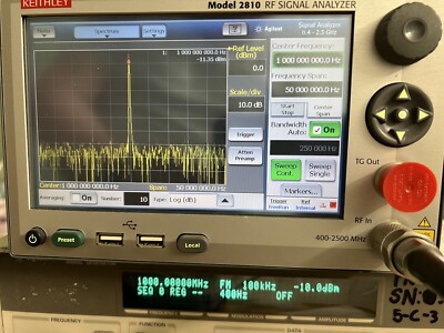 Keithley/Agilent 2810 RF Signal Analyzer 2.5GHz with Tracking Generator ...