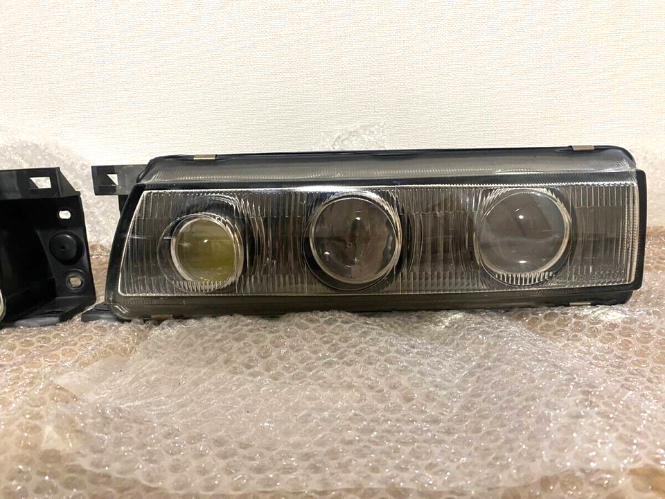Nissan SILVIA S13 Genuine Pair Triple Projector Headlight Lights Lamps ...