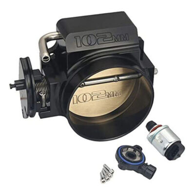 ⭐102mm Aluminum 4 Bolt Throttle Body +TPS IAC For GM Gen III LS1 LS2 ...