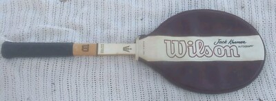 JACK KRAMER Autograph WILSON TENNIS RACQUET 4.5 Leather Grip USA | eBay