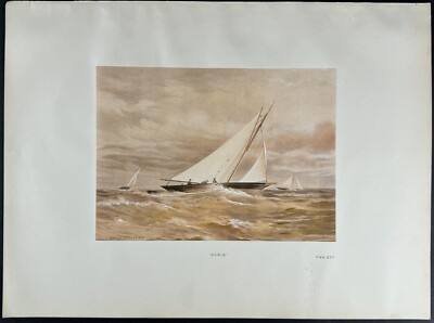 Shields - Yacht called “Doris”. 25 - 1880 Famous Clyde Yachts | eBay