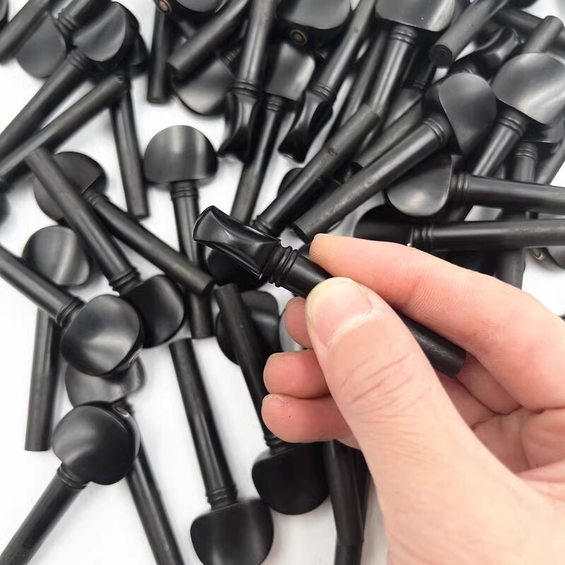 4pcs high quality Violin Pegs Ebony Violin Tuning Pegs 4/4, violin ...