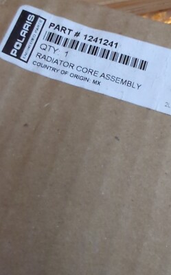 Polaris Radiator Core Assembly, Genuine OEM Part 1241241 pro xp ...