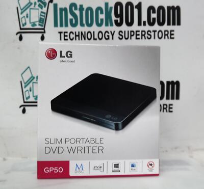 LG Slim Portable DVD Writer GP50 // GP50NB40 | eBay