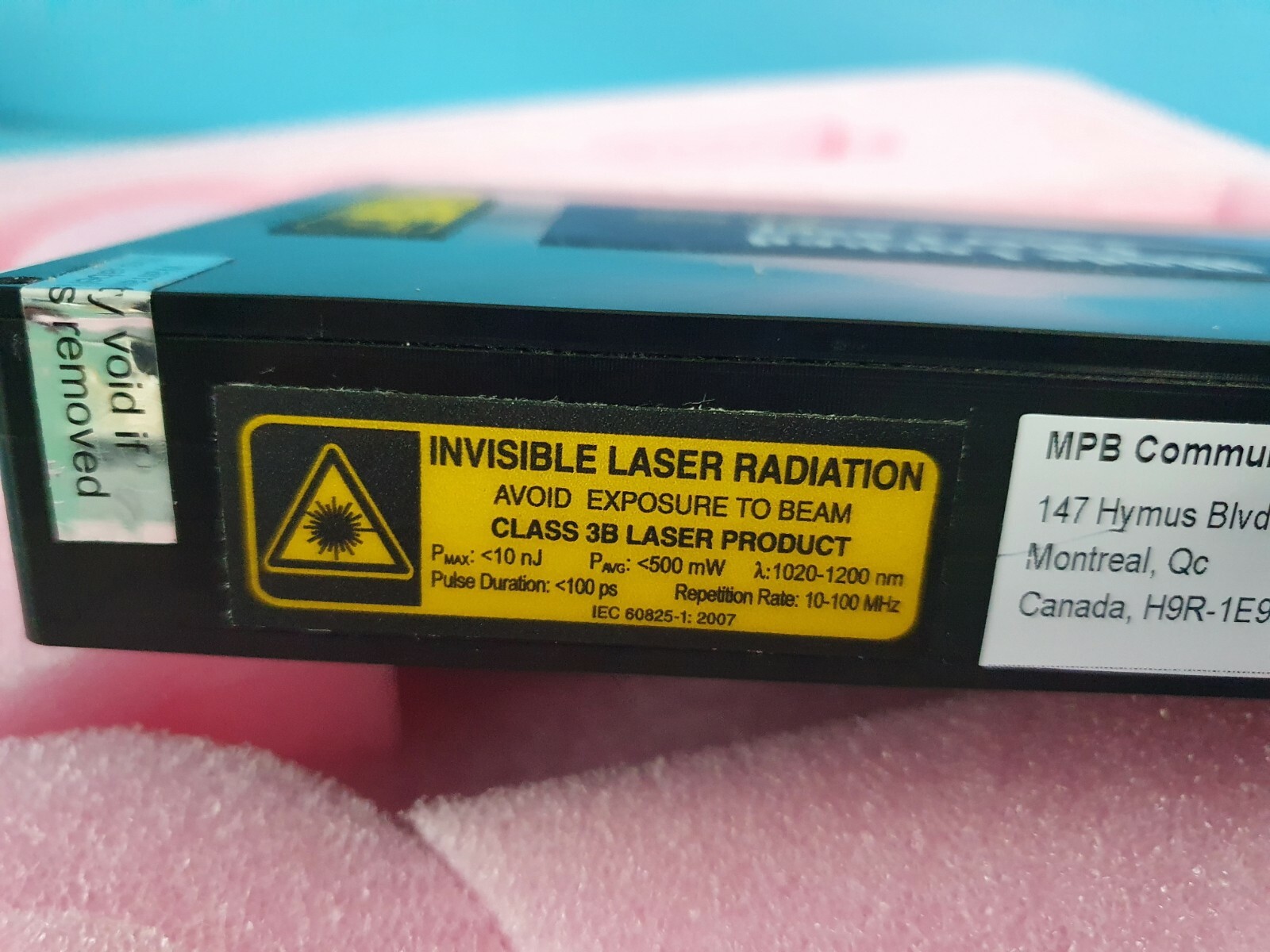 MPB Communications Inc MLFL Series EOAS-MLFL-P-6.5-30-1030.5-20 Fiber ...