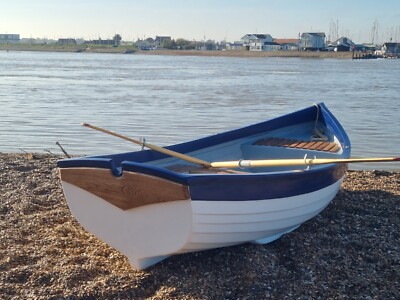 10.5ft Fibreglass Rowing Boat, Lugsail Dinghy | eBay