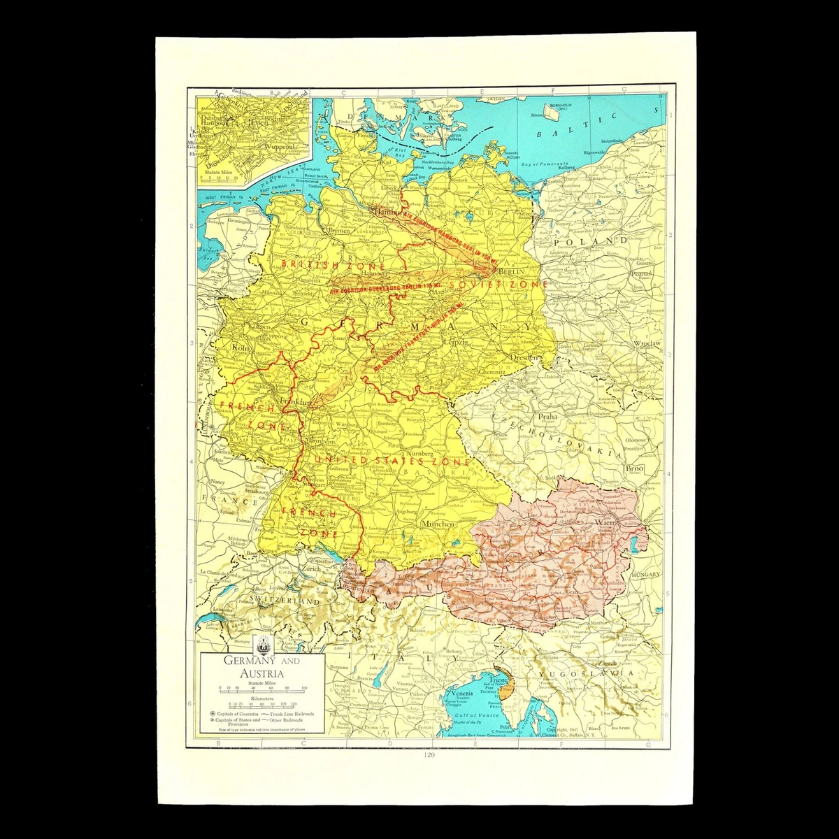 Vintage Looking Maps Of Germany