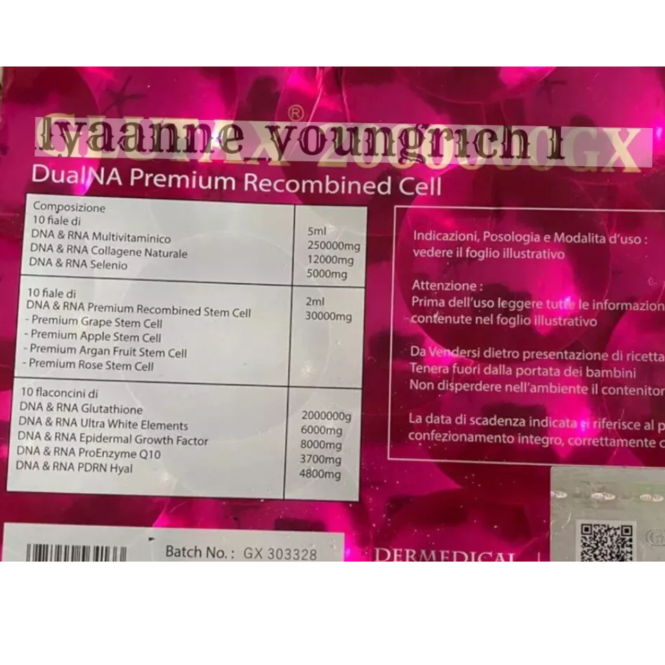 1X Box Anti Aging Whitening Serum Recombined Cell ORIGINAL & AUTHENTIC ...