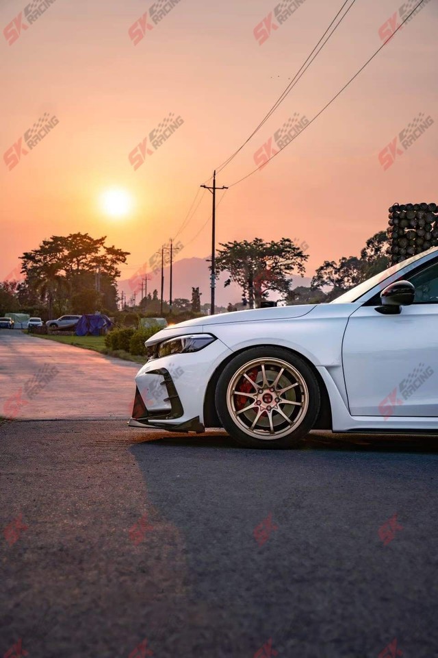 Fits Honda Civic FL5 Type-R 2023+Dry Carbon Side Skirts Front Rear Lip ...