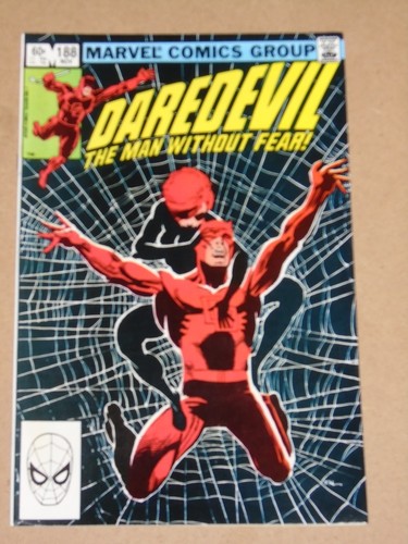 Daredevil 188 Black Widow Frank Miller Unread Marvel Comics | eBay