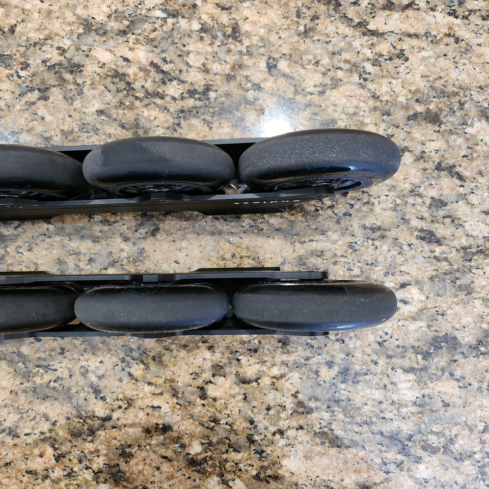 Endless Swan Frames in Black with Black Endless Wheels - Endless blading co | eBay