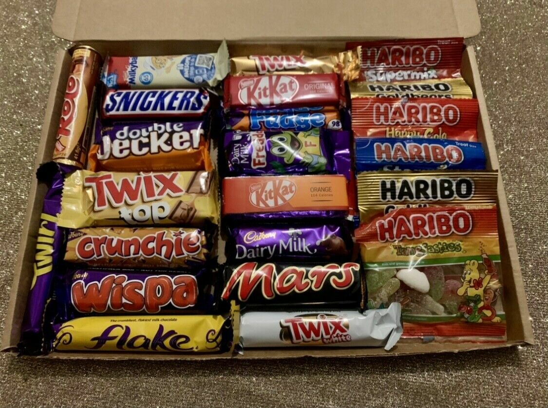 LARGE/BIG/HUGE CHOCOLATE/SWEET GIFT BOX CADBURY NESTLE HARIBO HAMPER ...