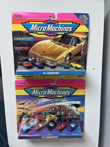 Micro Machines #6 Corvette & #7 Corvette Sets New Condition | eBay