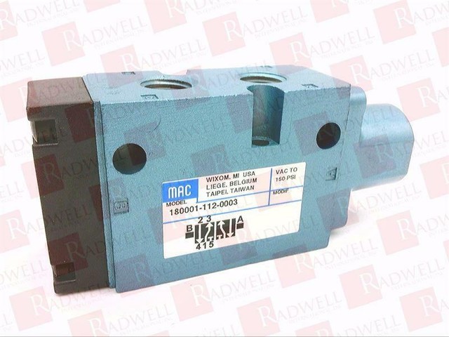 Mac Valves 180001-112-0003 Solenoid Valve 1800011120003 for sale online ...
