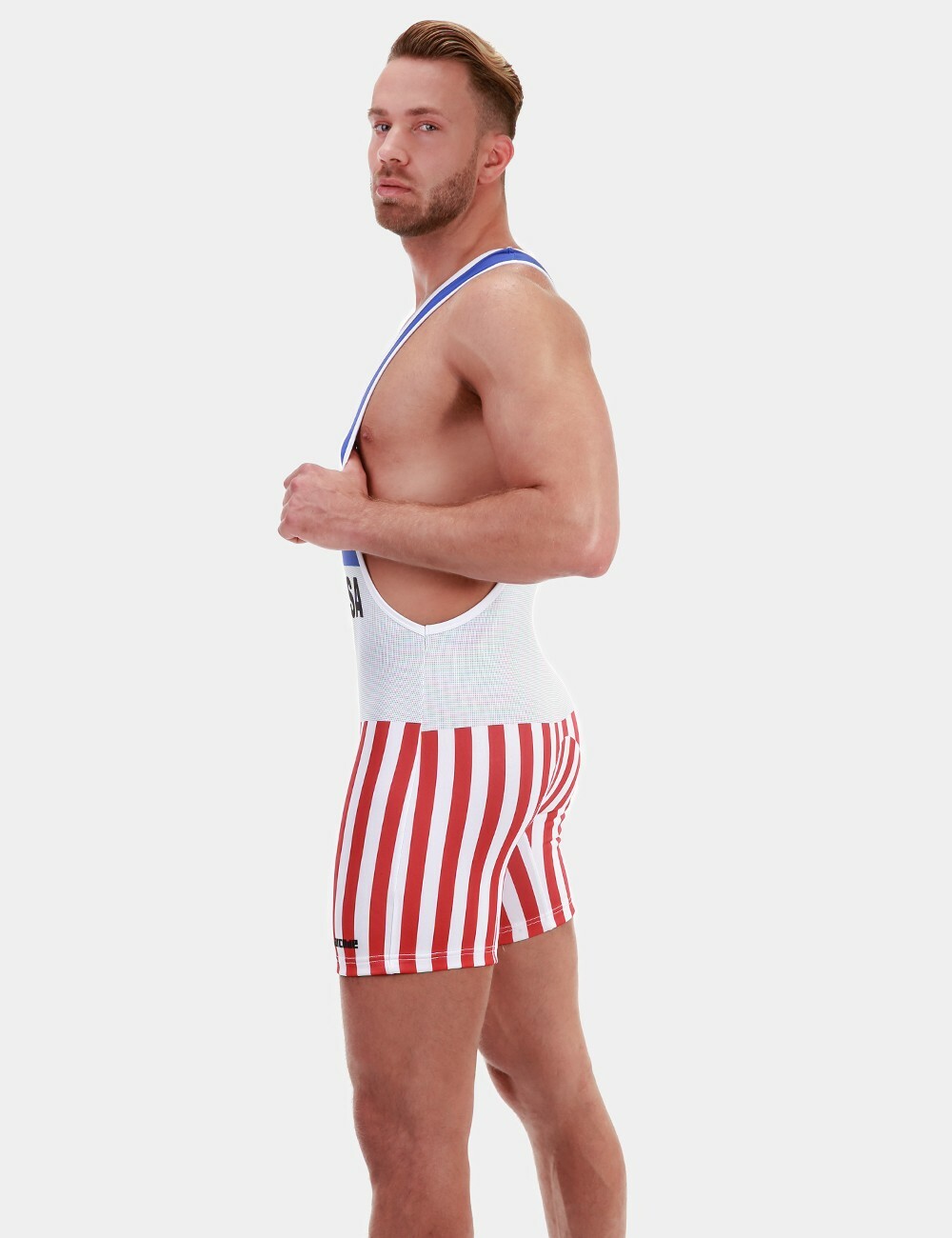 Barcode Berlin Filipp Singlet (White Red Royal , Black Red Yellow, Royal White) - Picture 25 of 29