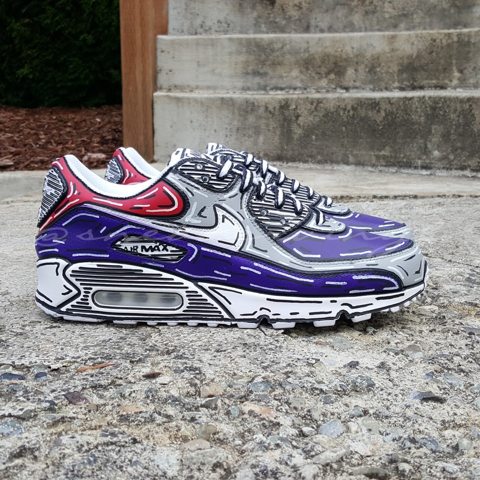 Air Max 90 CARTOON Custom NWT | eBay