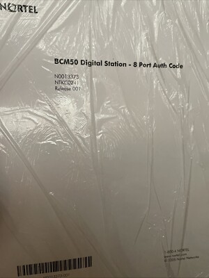 Nortel BCM50 Digital Station 8 Port Authorization Code NTKC0241 ...