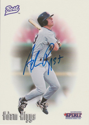 Adam Riggs 1995 Best rookie RC autograph auto card | eBay