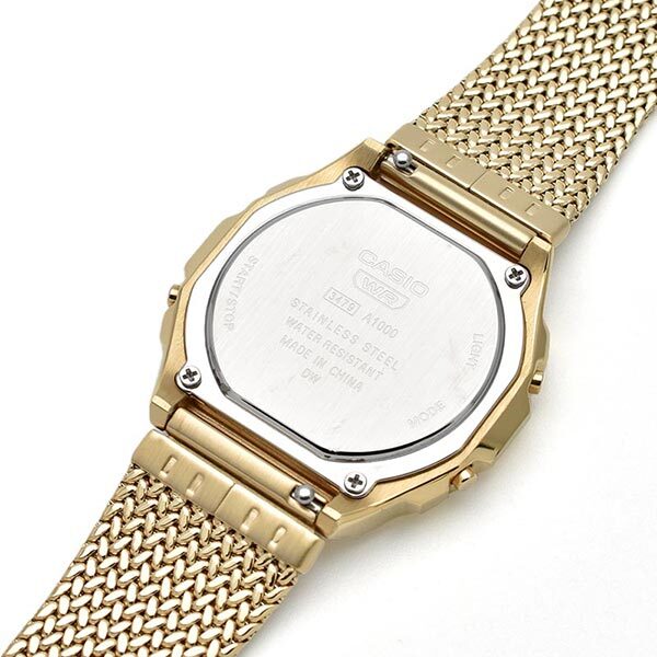 CASIO A1000MGA-5 standard PREMIUM series unisex Gold Full Metal watch ...
